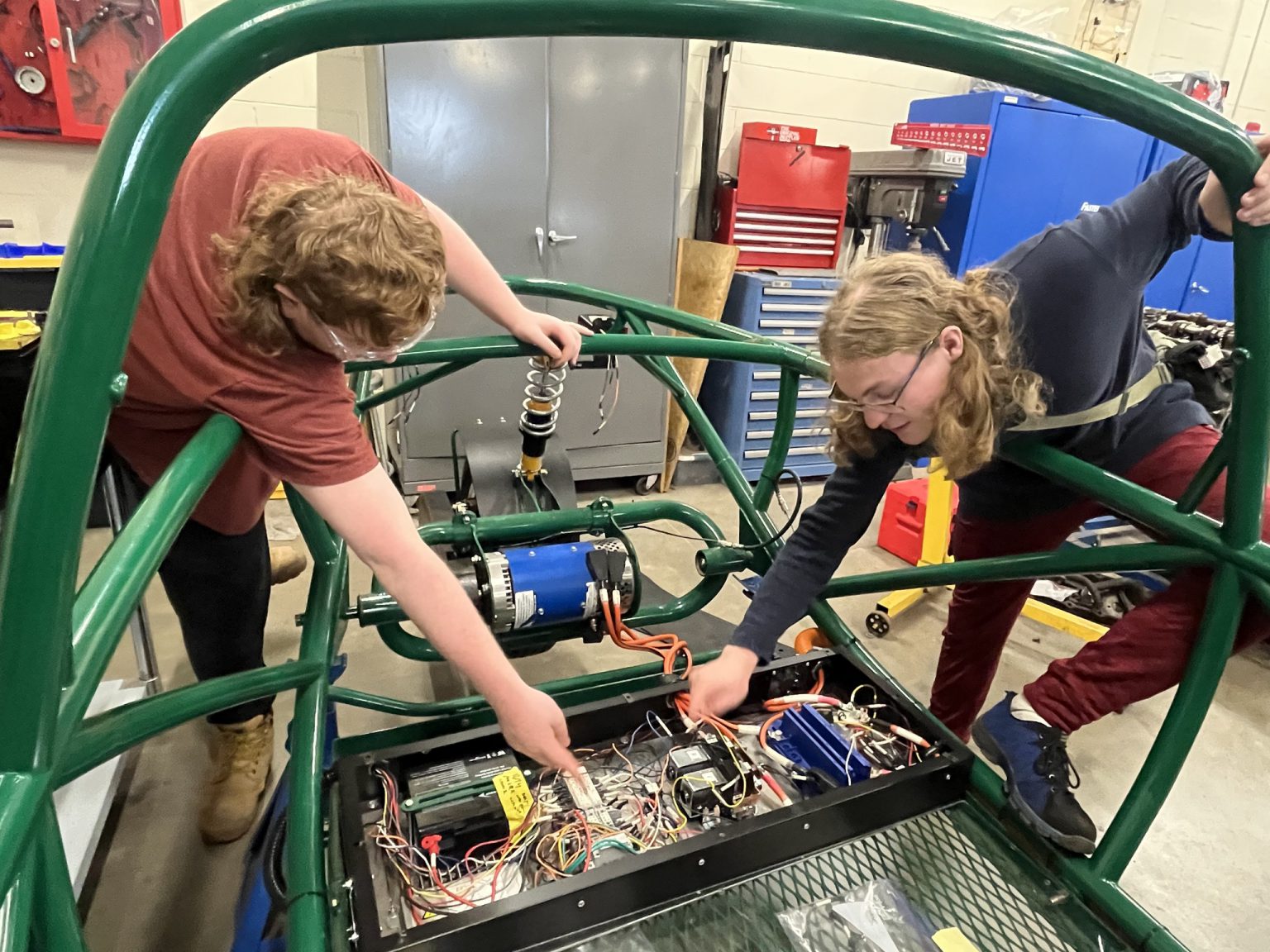 Auto Tech Students Take on the Future of EV's - St. Lawrence-Lewis BOCES